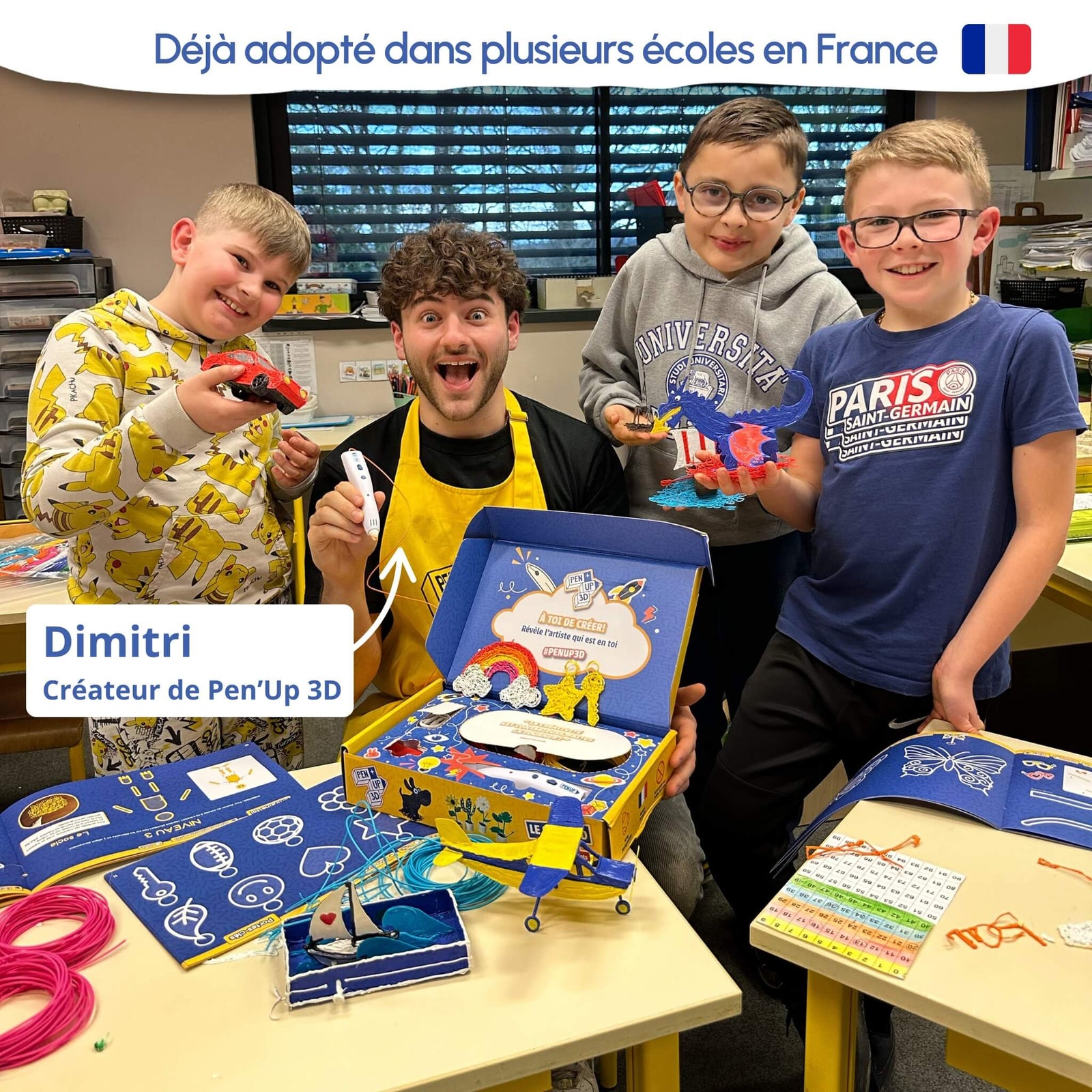 Pack complet Pen'Up 3D - Stylo 3D Enfants dès 6 ans